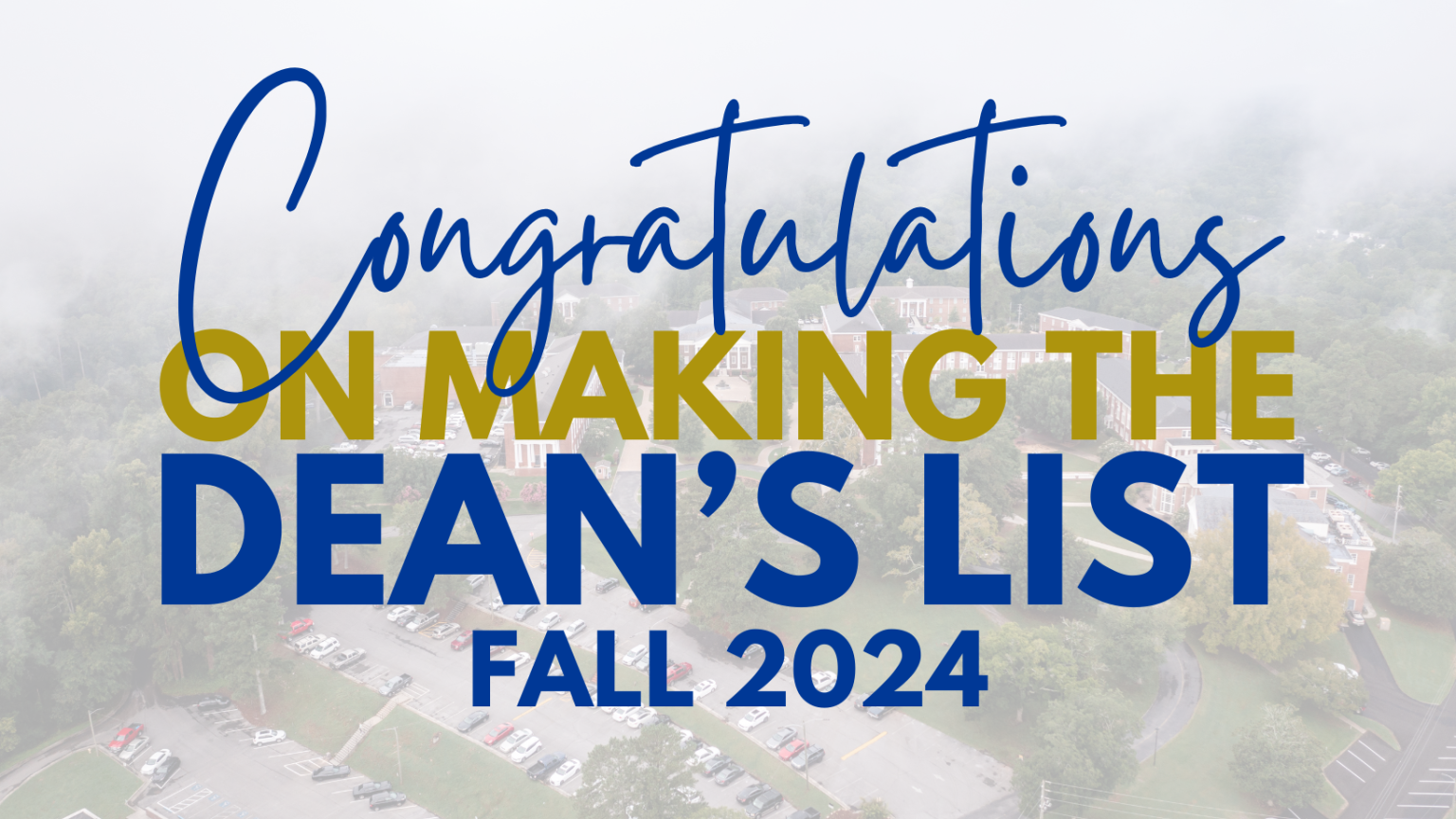 Students Named to the Fall 2024 Dean's List - Shorter University